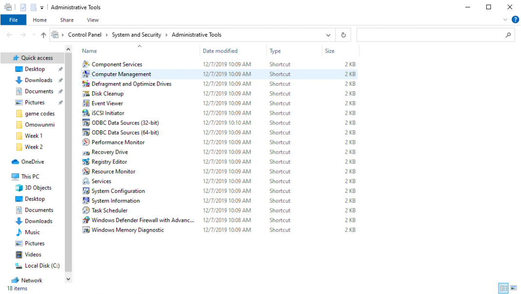 How to launch computer management from the command line - TechFlog